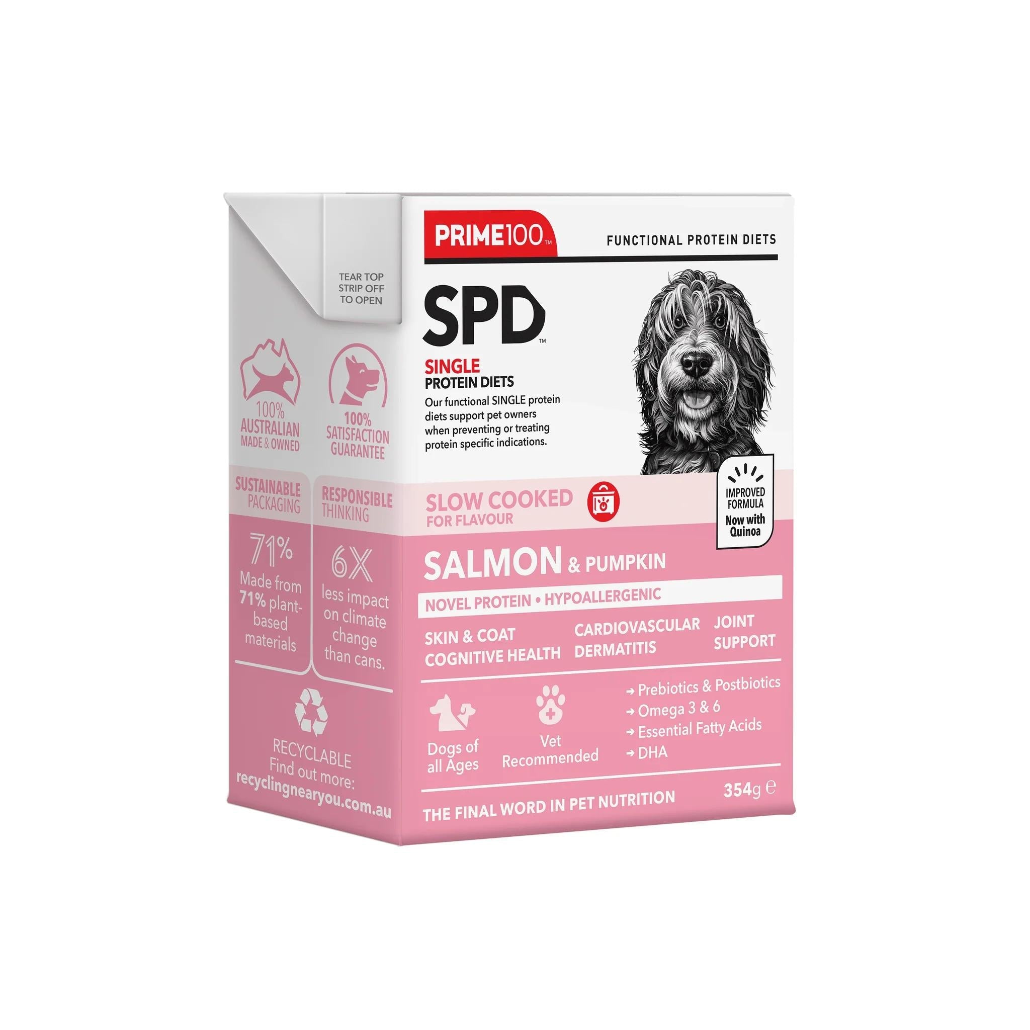 Prime Spd Slow Cooked Salmon & Pumpkin 354g 12pk – Andala Pets & Rural ...